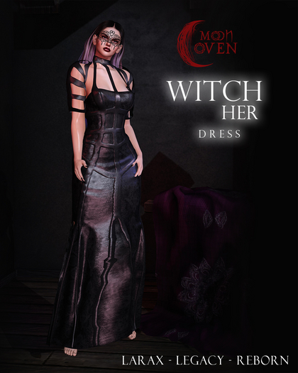 Second Life Marketplace - Moon Coven: Witch Her Dress
